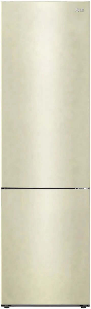 Двухкамерный холодильник LG GA-B509CECL, бежевый, 384 л, инвертор, No Frost, зона свежести, LED освещение