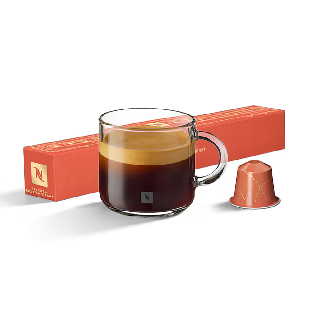 Кофе в капсулах Nespresso Original блед Peanut&Roasted Sesame, 1 упаковка, 10 капсул