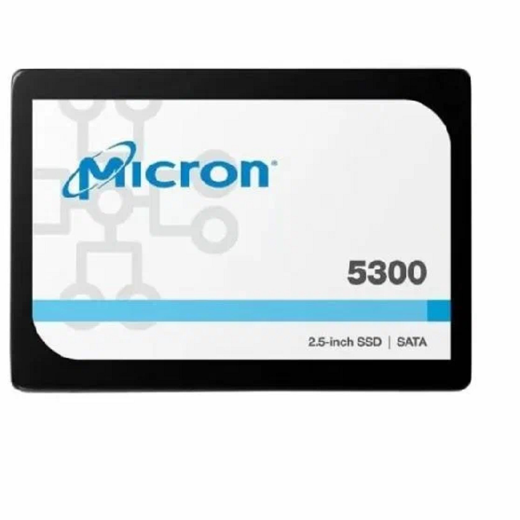 Накопитель SSD Crucial MTFDDAK1T9TDS-1AW1ZABYY 2.5", 1920ГБ, 3 бит TLC, 3D NAND, TLC, SATA III