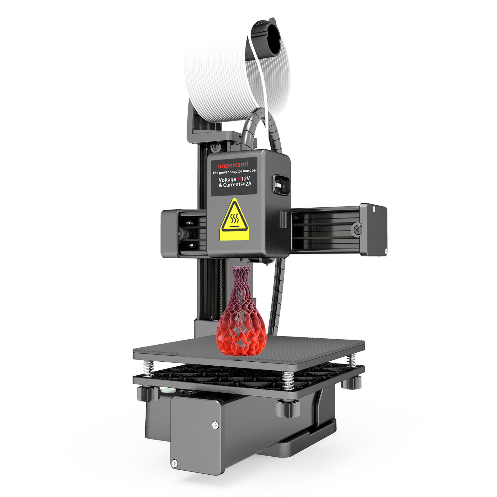 3D-принтер EasyThreed K10 для начинающих: облегченная версия с площадью печати 100x100x100мм и удаляемой платформой