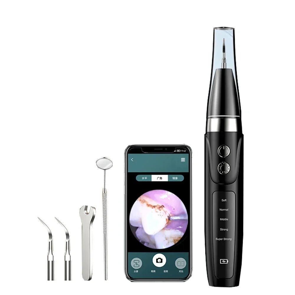 Xiaomi Youpin Электрический Ультразвуковой Зубной Скалер, Черный