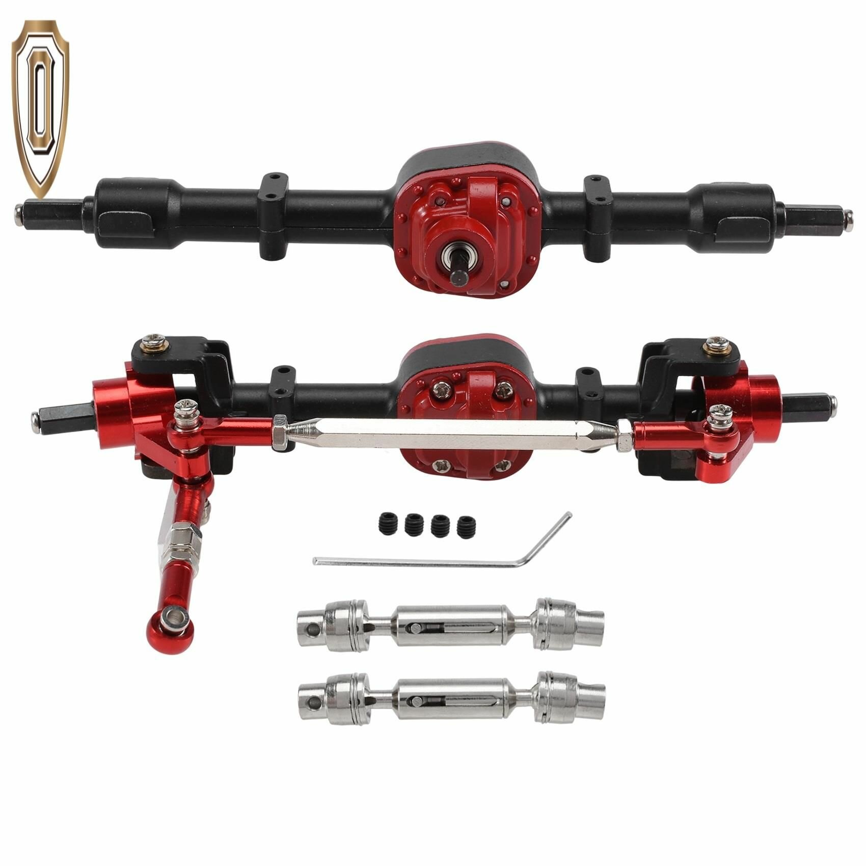 P6( T R) Металлический передний и задний мост с приводным валом совместим MN D90 D91 D96 D99S MN-90 MN99S 1/12 RC Car Upgrade Parts, 1