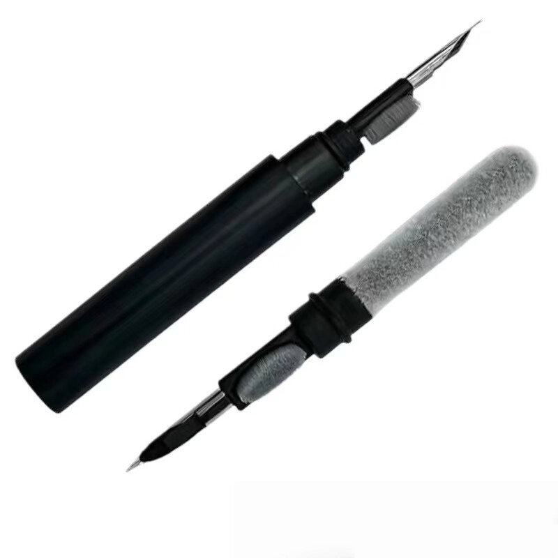 Щетка для наушников, многофункциональная, для чистки разъемов наушников, черная