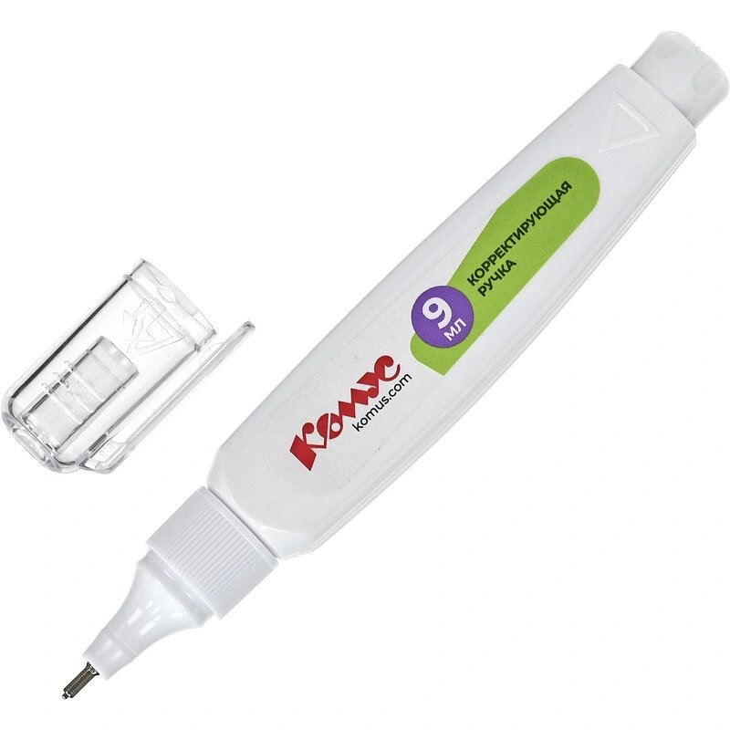 Корректирующий карандаш 9мл комус, метллический наконечник