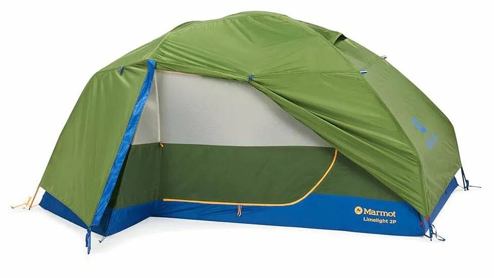 Палатка Marmot Limelight 2P Foliage/Dark Azure двухместная трекинговая палатка для походов и кемпинга