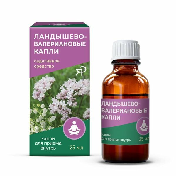 Ландышево-валериановые капли для приема внутрь 25мл