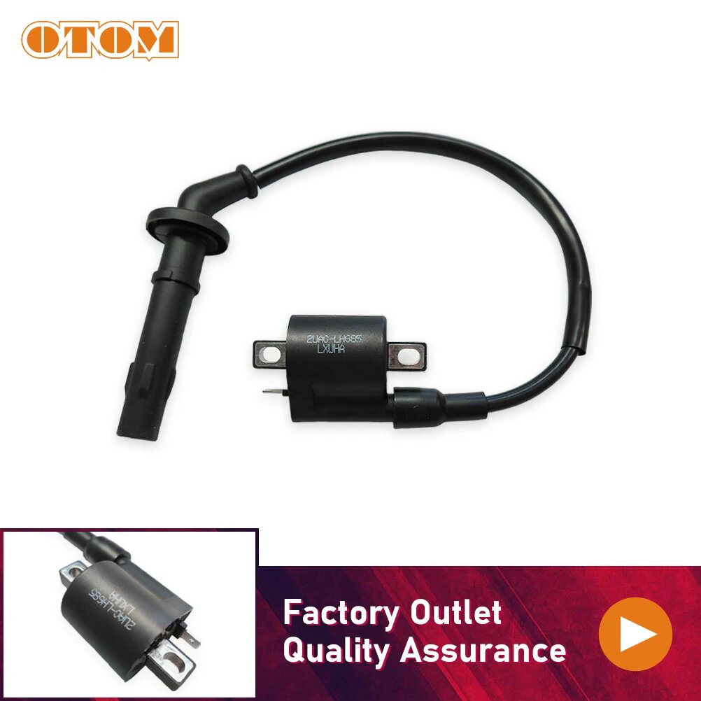Детали двигателя OTOM для мотоцикла YBS300, катушка зажигания для LONCIN KEWS FXMOTO AVANTIS ENDURO AJ1 BSE, крышка катушки высокого давления для мотокросса