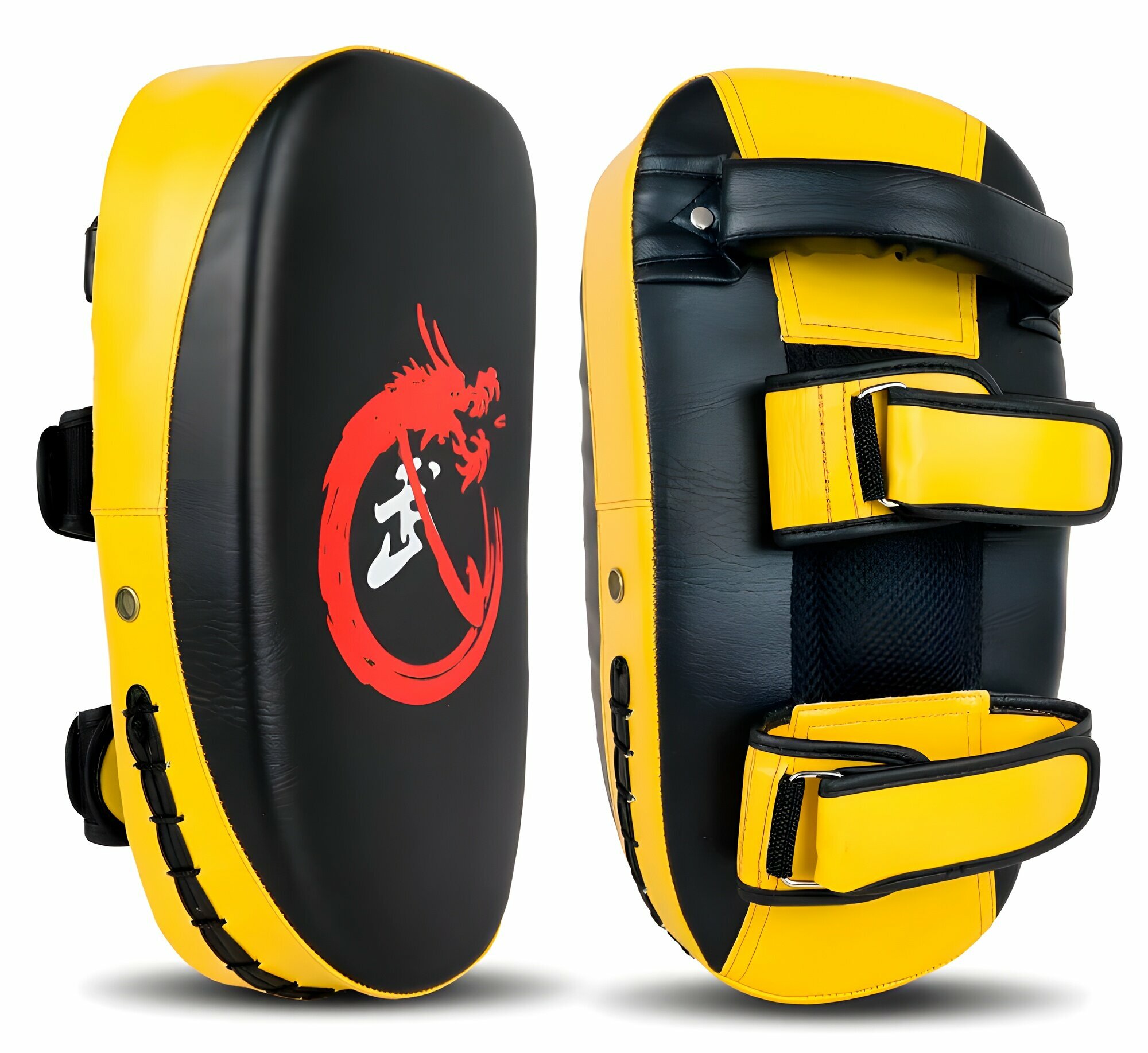 Лапы боксерские, Kai Lun, изогнутые, вспененный наполнитель, искусственная кожа