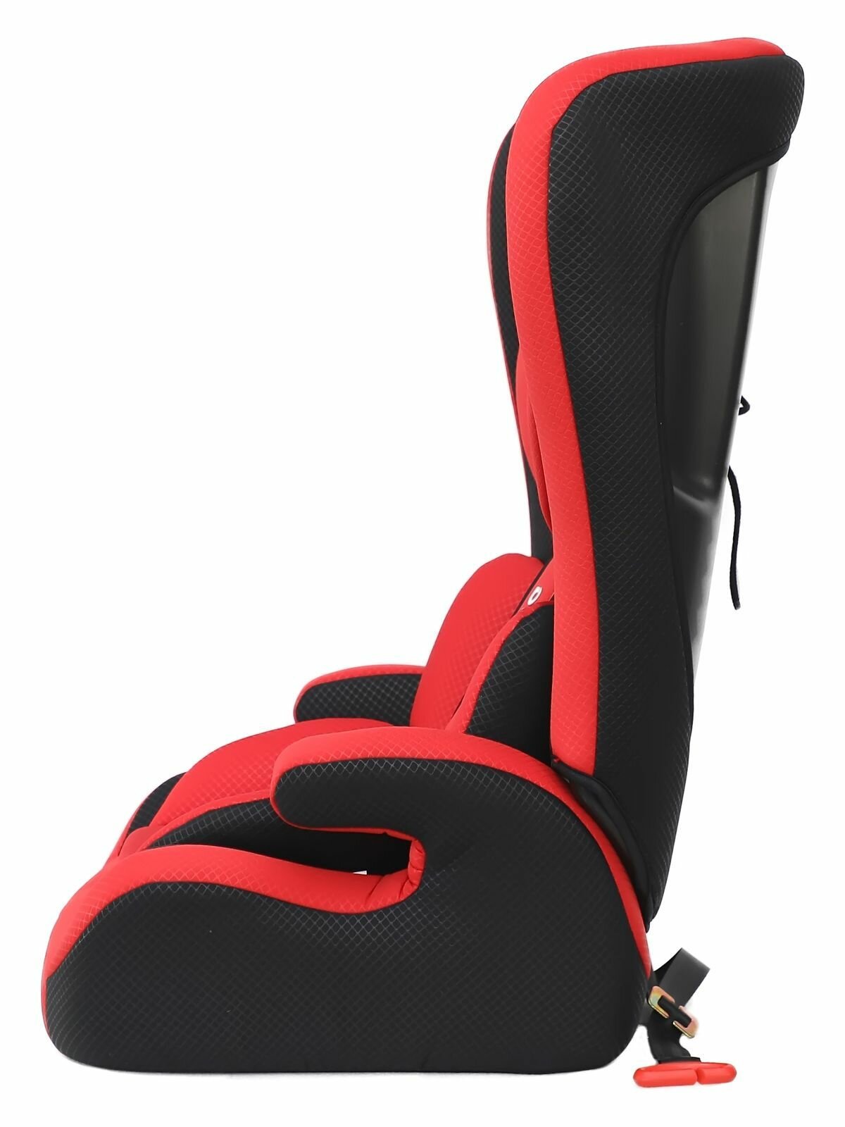 Детское автокресло (группы 1/2/3) с анатомическим вкладышем, трансформация в бустер, красный, цвет красный