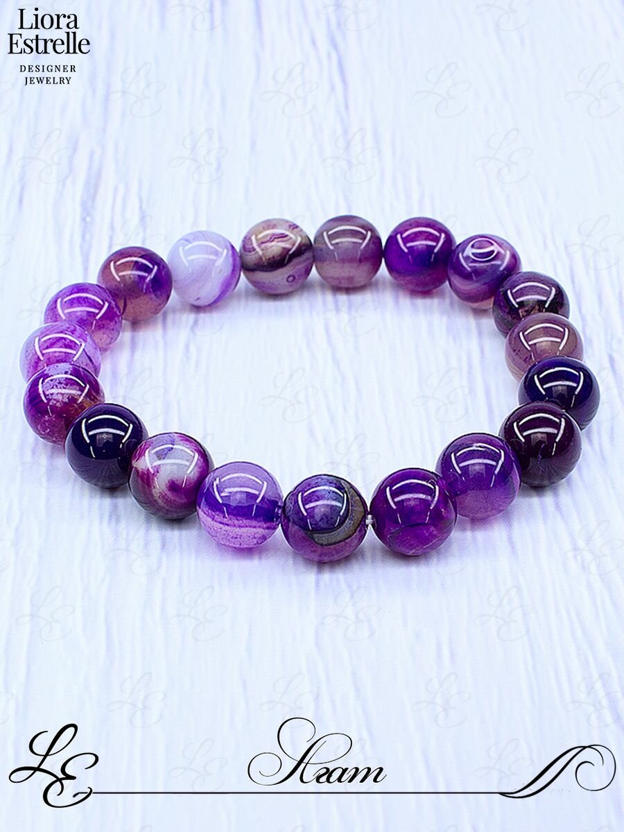 Браслет, агат