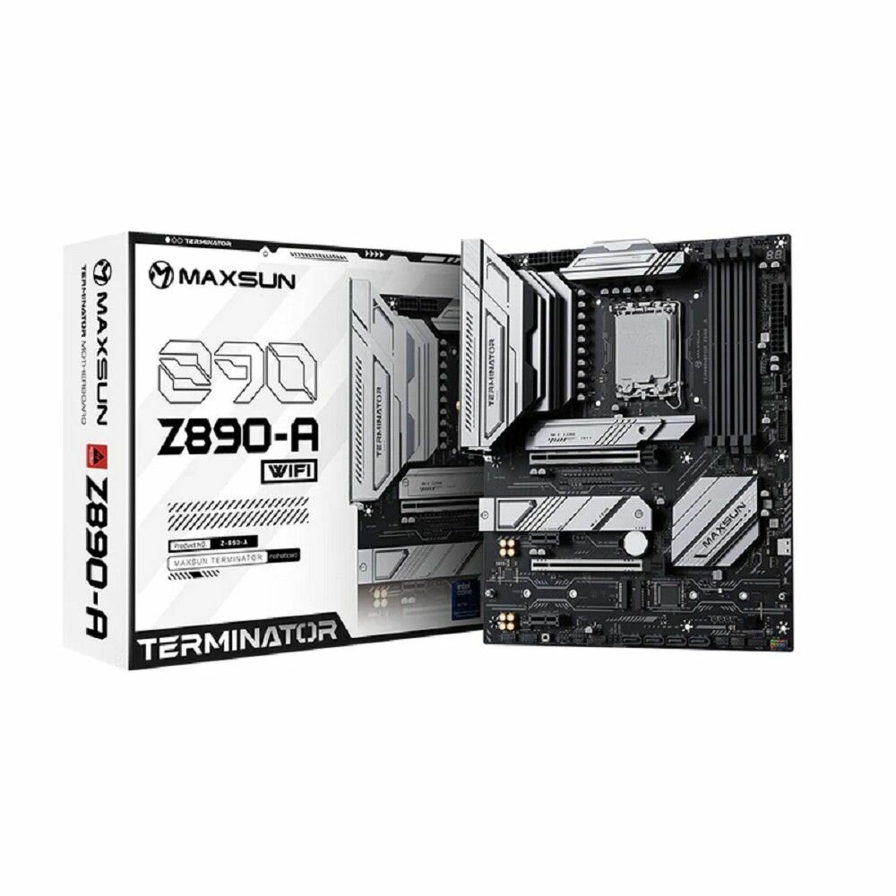 Материнская плата MAXSUN MS - Terminator Z890 - A ATX, Максимальный объем памяти 256Гб