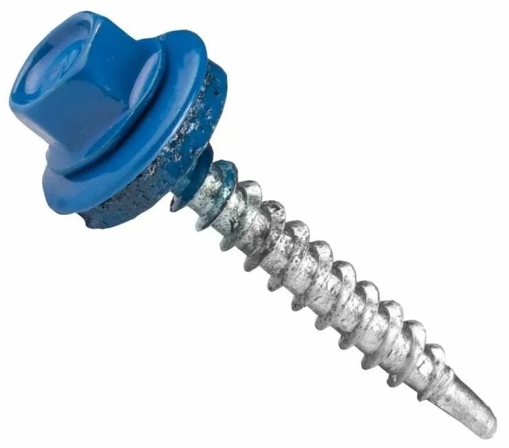 Саморез кровельный 4,8х70 RAL5005 (Синий) 50шт