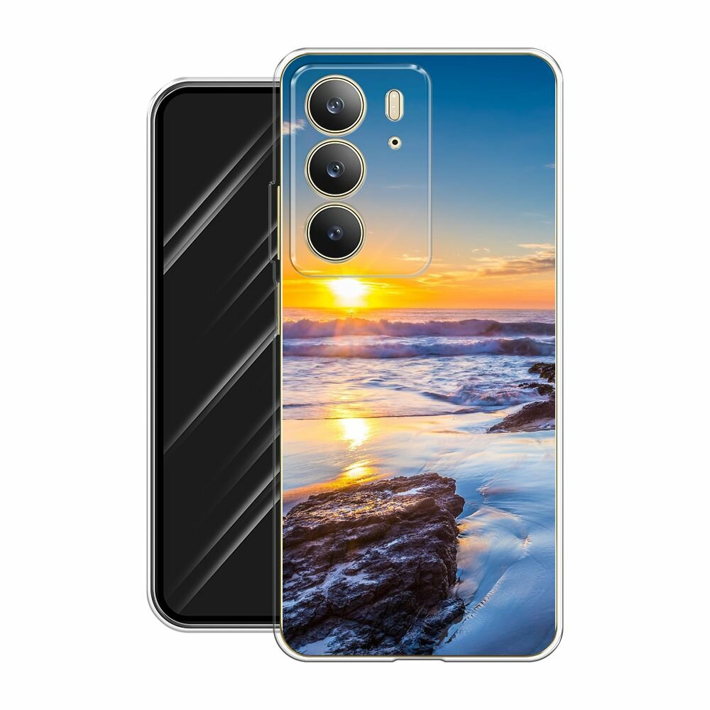 Силиконовый чехол на Realme C75 4G / Реалми C75 4G с принтом "Восход 6" — фото 1