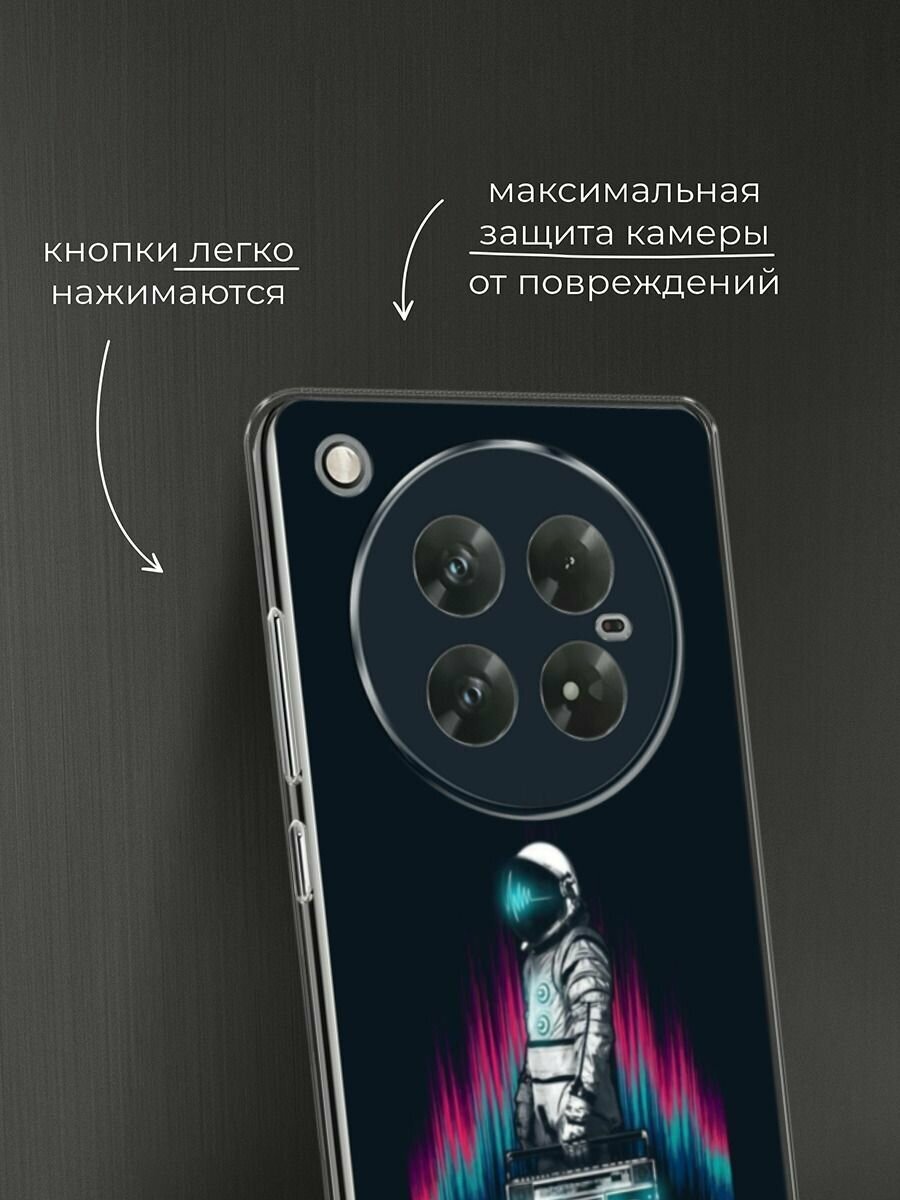 Чехол на Infinix Zero 40 5G / Инфиникс Зеро 40 5G с принтом "Космическая вечеринка" — фото 1