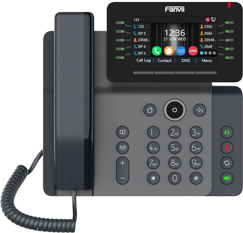 Телефон IP Fanvil V65 черный