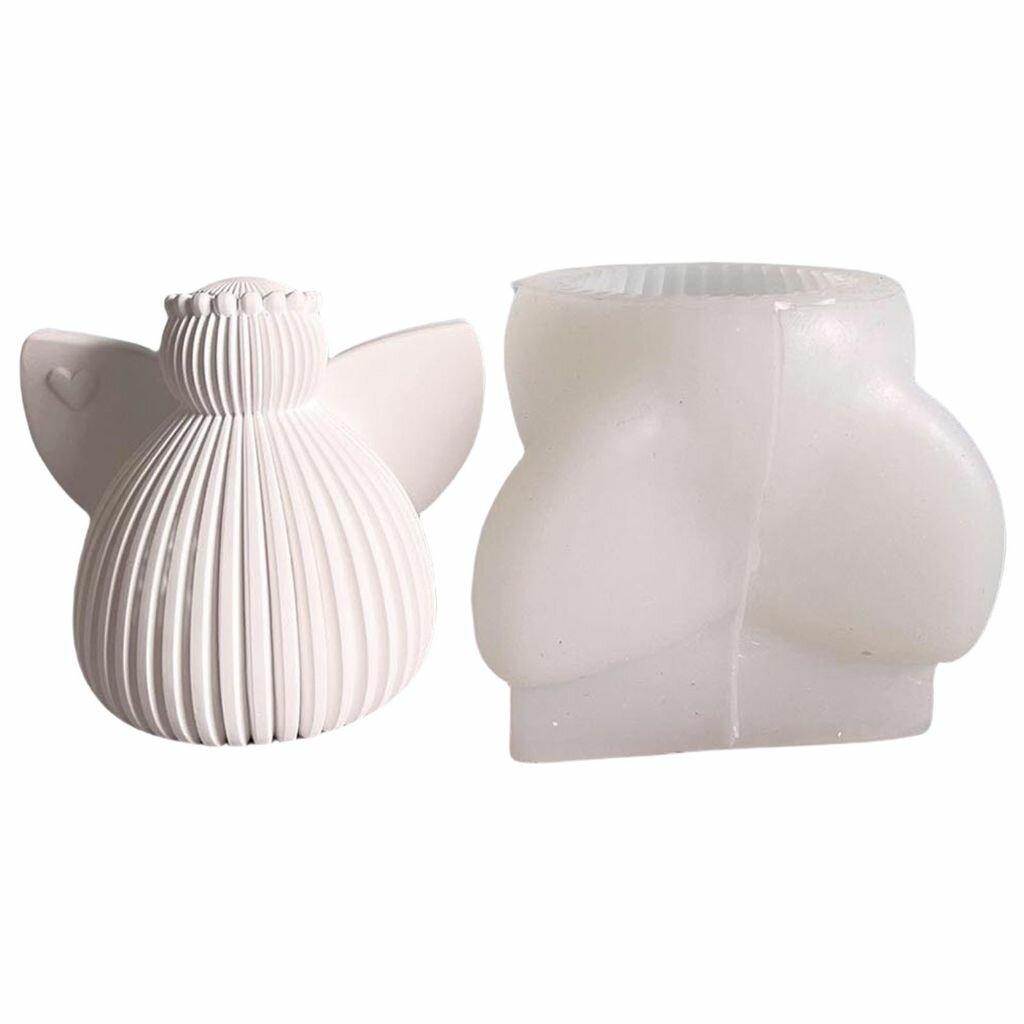 Форма для Украшения дома из Гипсового Цемента Fat Angel Decoration Mold-Stripes