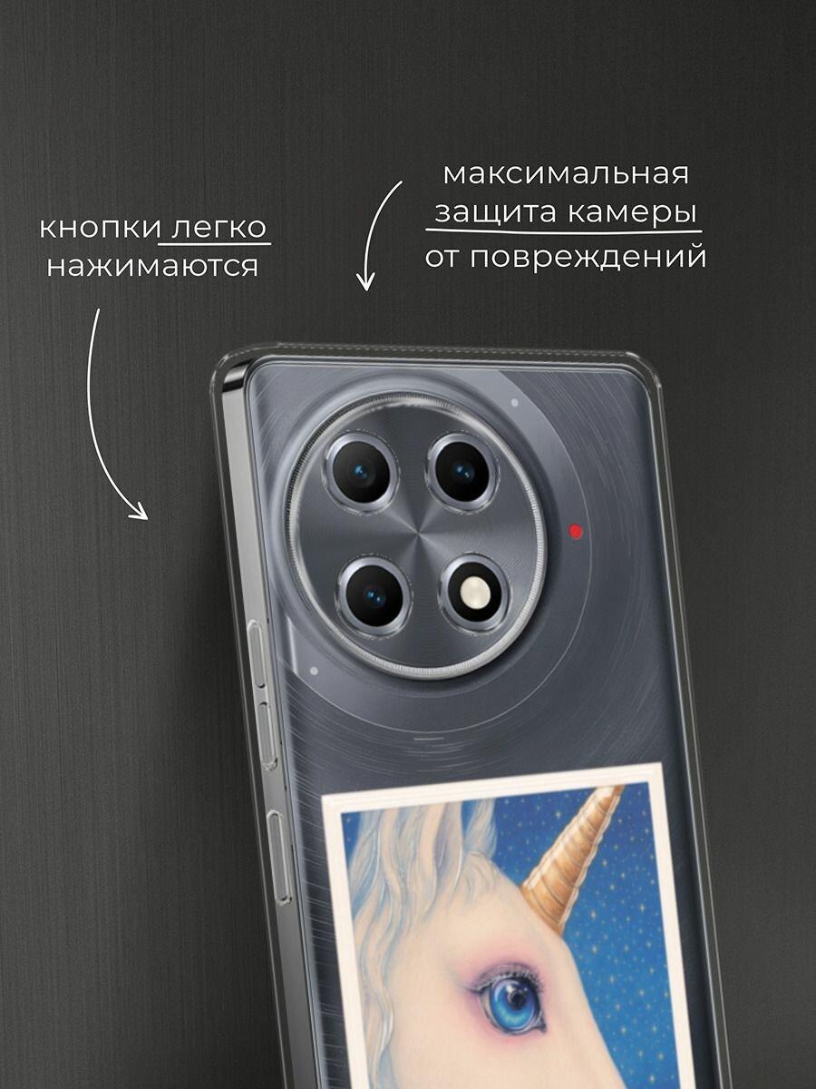 Чехол на Tecno Camon 30S / Текно Камон 30S с принтом "Глаз единорога" — фото 1