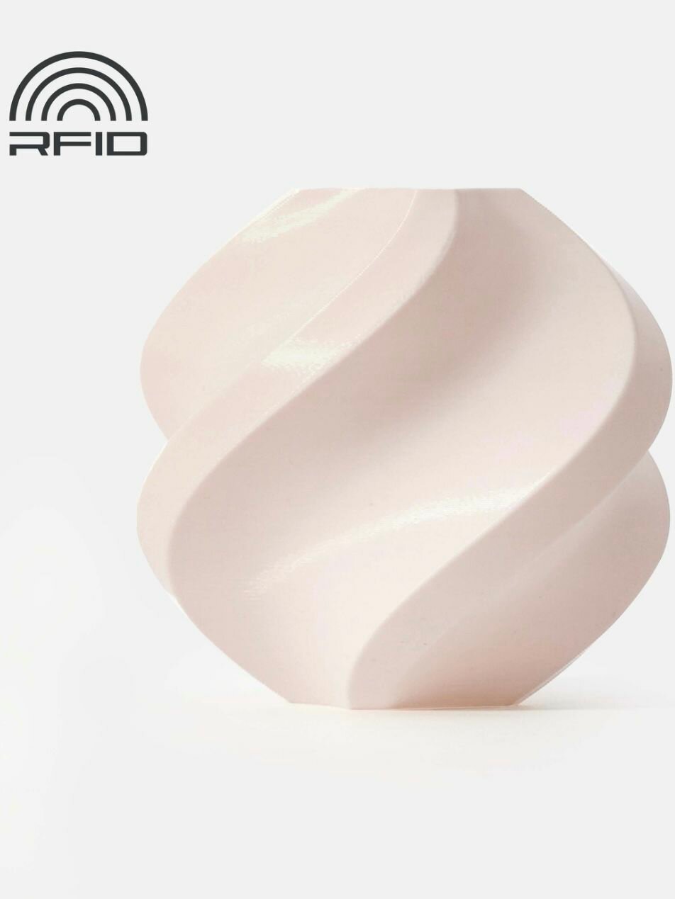 Филамент PLA Basic 1 кг, пластик Bambu Lab для 3d принтера, на катушке бежевый