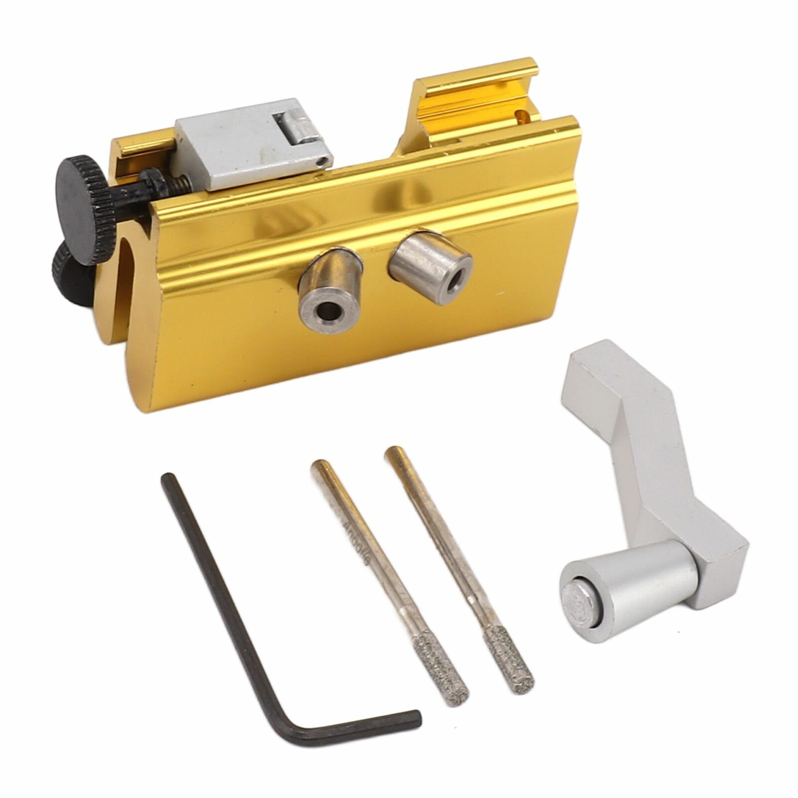 Портативная точилка для бензопилы, ручной зажим для бензопилы, набор насадок для заточки, прочный, простой в использовании для цепных пил