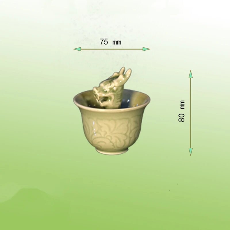 Керамическая чашка для вина Пифагора