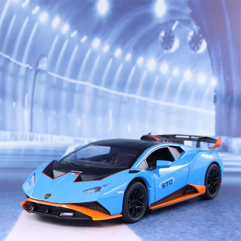 WELLY 1:24 Ламборгини Хуракан STO металлическая модель автомобиля