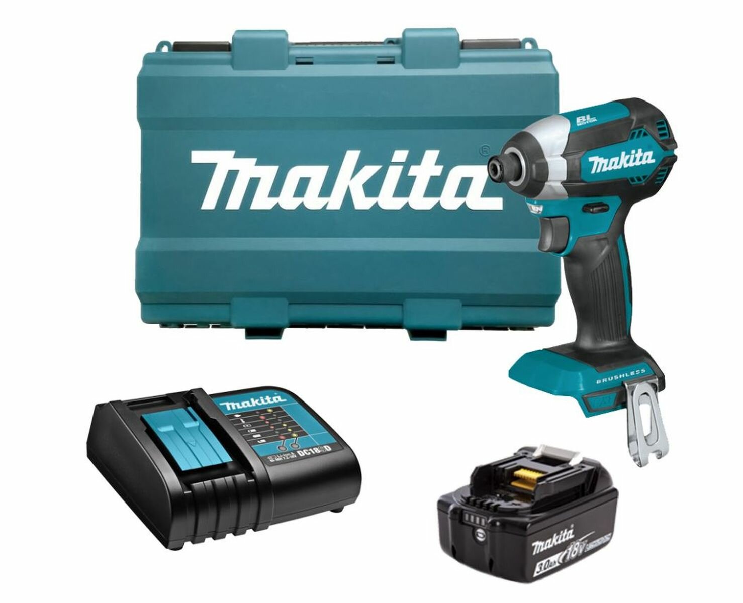 Ударный винтовёрт Makita DTD153SF 18В LXT (1АКБ 3Ач, З/У, кейс)