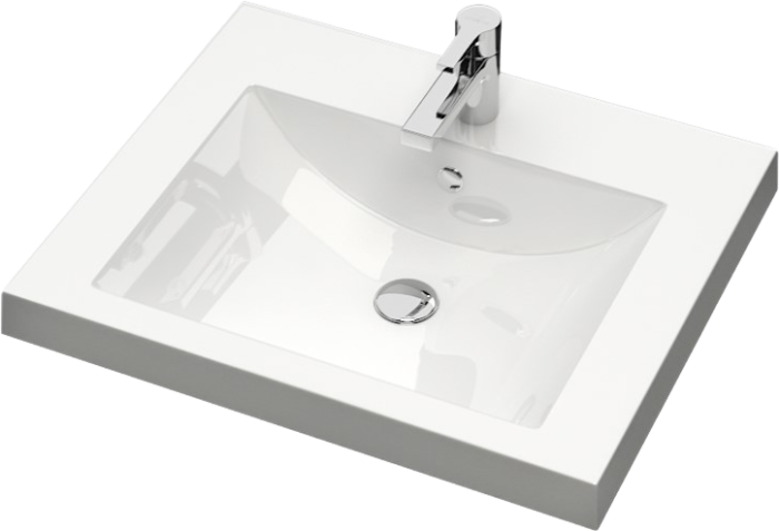 Мебельная раковина Uperwood Eva 4548340001 50 см, белый