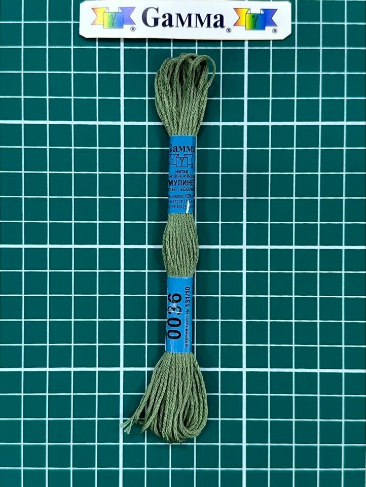 Мулине Гамма, цвет 0036, вышивальные нитки