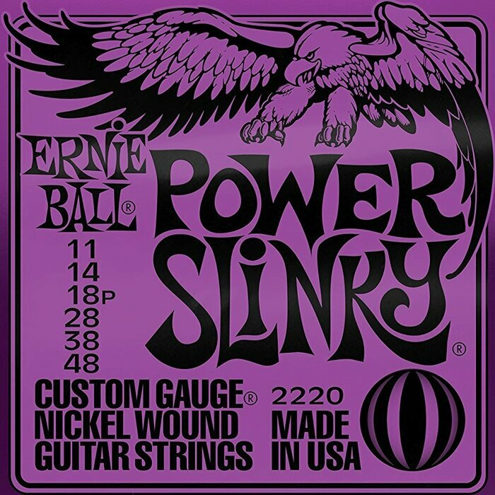 Ernie Ball 11-48 Струны для электрогитары, комплект из 1 шт, произведено в США
