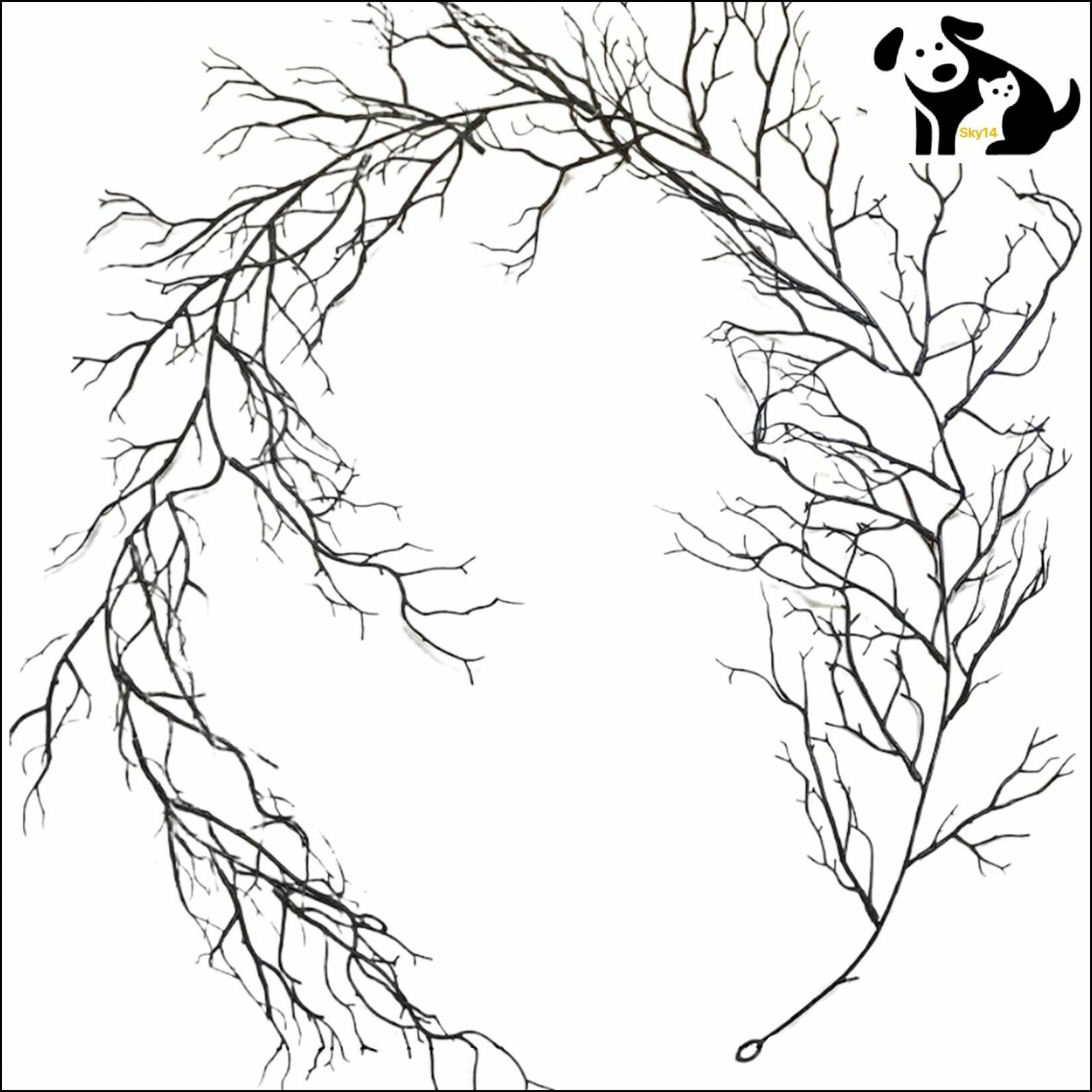 Эксклюзивные черные ветви для Хэллоуина