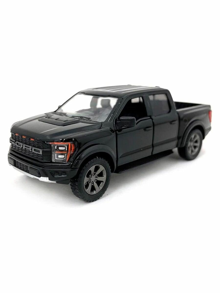 Модель машины KINSMART 2022 Ford F-150 Raptor black