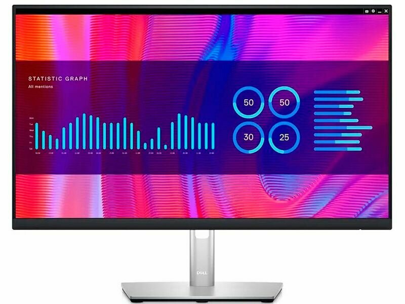 Монитор Dell 23.8" P2423D IPS Quad 2K (1440p) чер 5ms HDMI DP USB HAS Piv 60Hz 300cd In