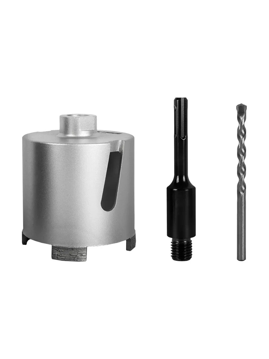 Коронка алмазная Профи по бетону 82мм SDS-plus безударная,