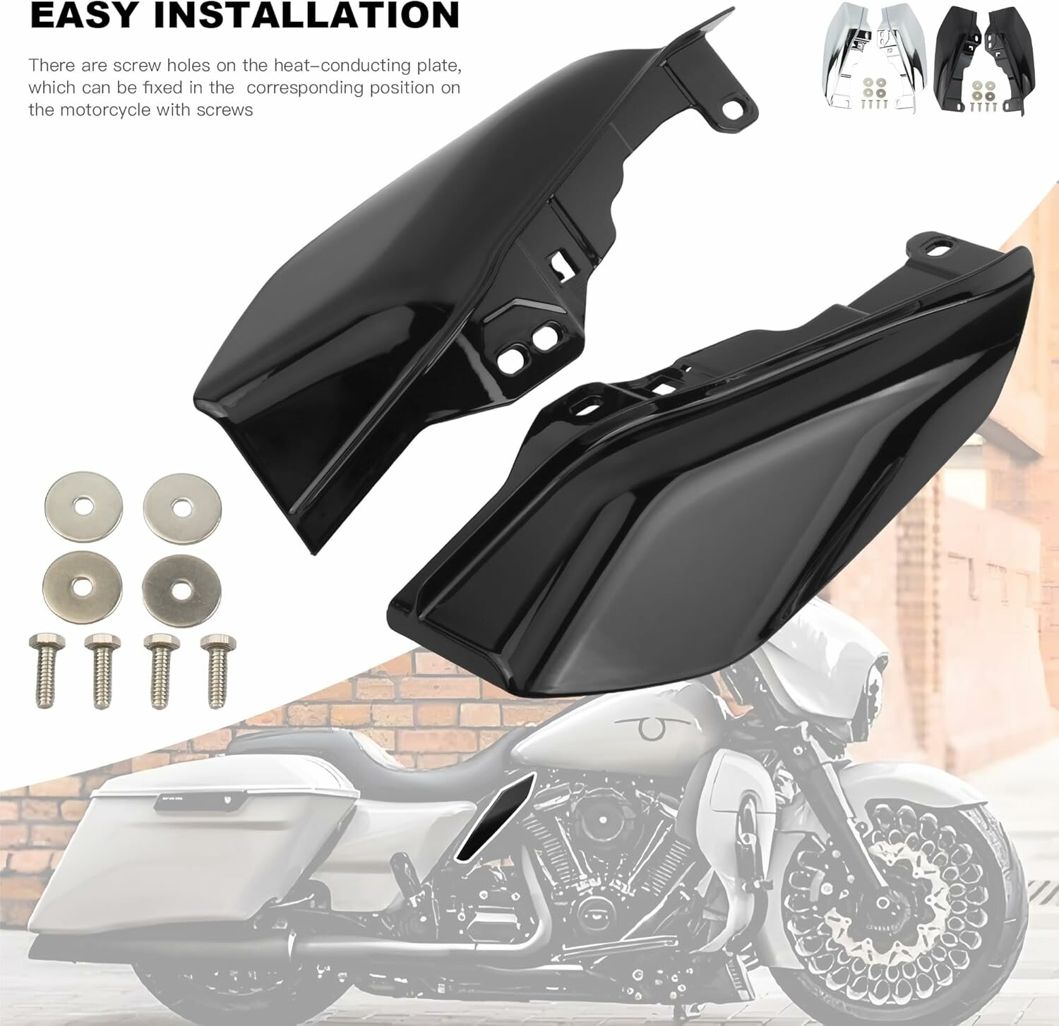 Теплозащитный экран мотоцикла Harley Touring Electra Street Glide FLHR FLTRX 2017-2019