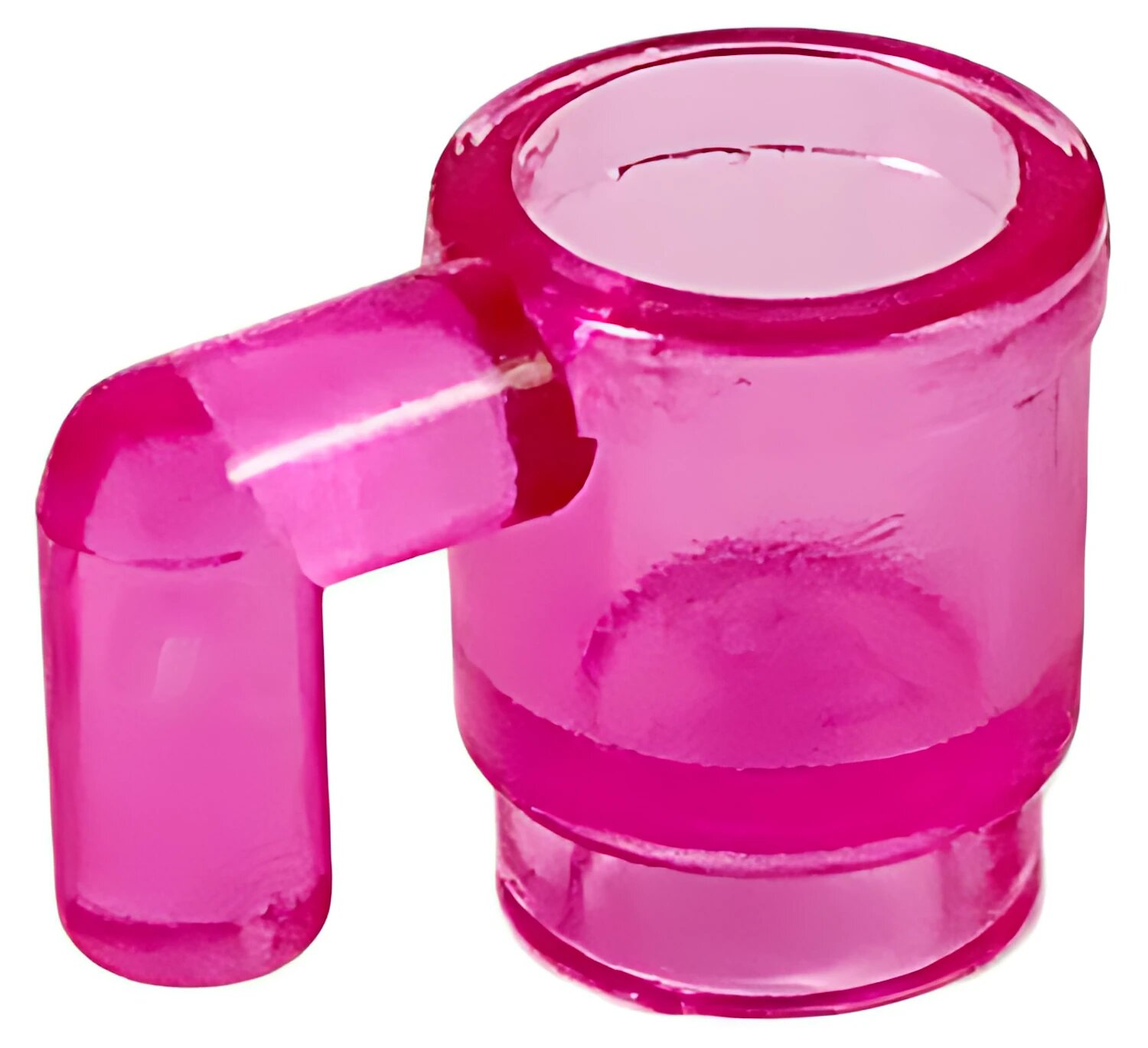 Деталь LEGO Кружка Lego Minifigure, Utensil Cup 3899 (6264, 28655) Trans-Dark Pink N