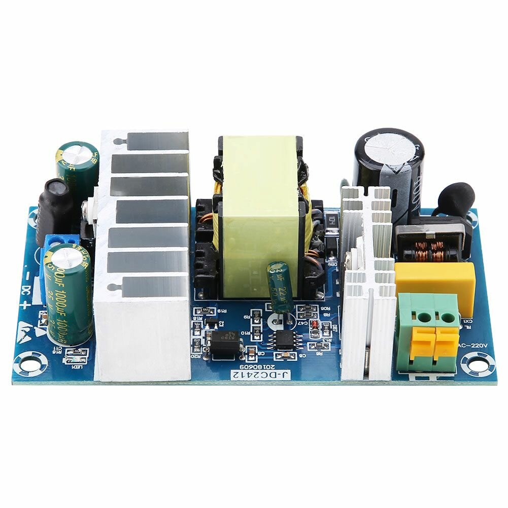 Импульсный источник питания AC DC 110 220 вольт в DC 24 вольта 6 ампер мощный модуль