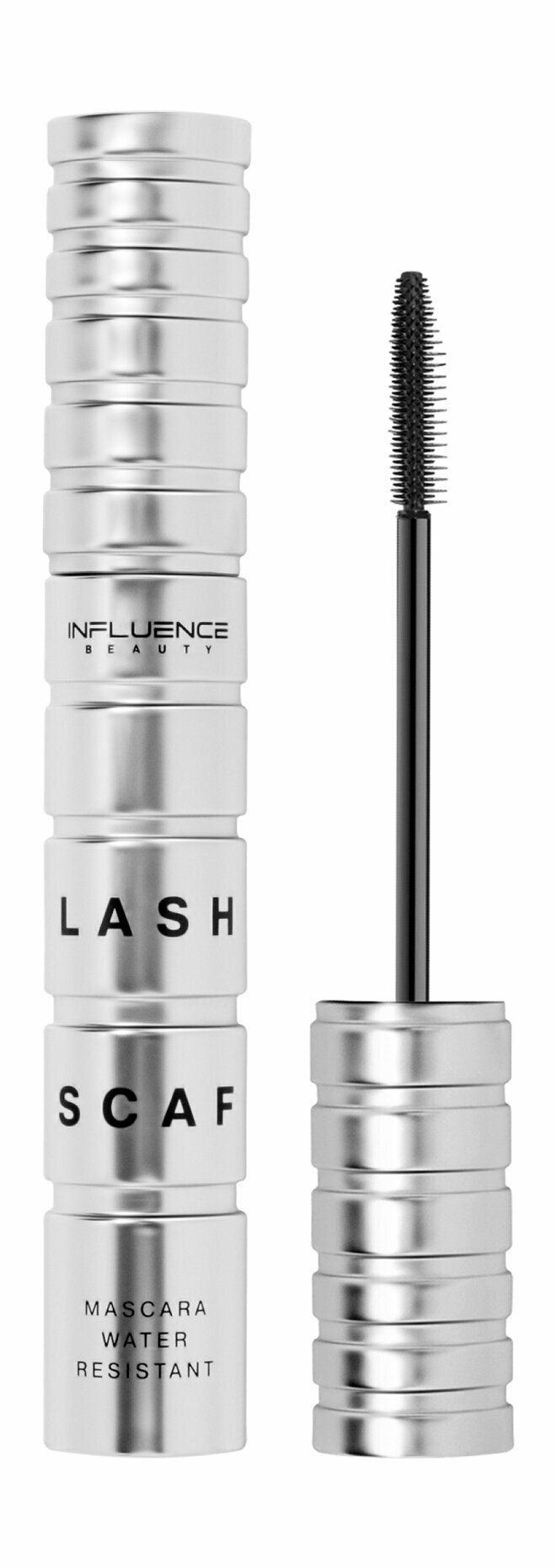 INFLUENCE BEAUTY Термотушь для ресниц INFLUENCE BEAUTY LASH SCAF влагостойкая, эффект объемных разделенных ресниц, черный, 6мл
