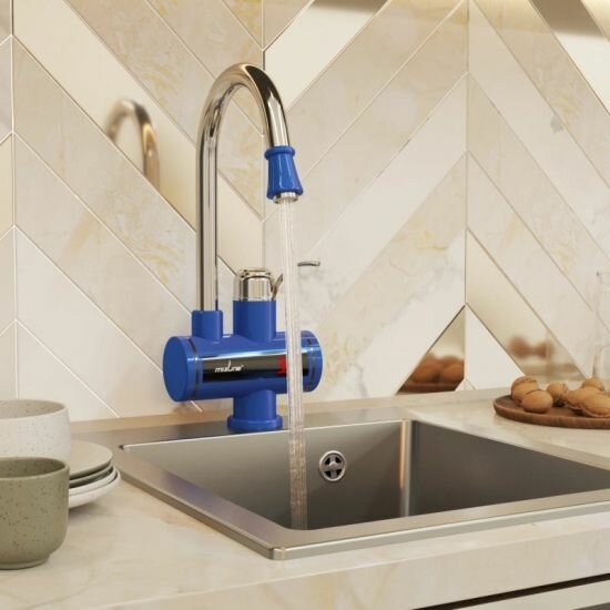 Кран-водонагреватель проточного типа WH-003 BLUE (3.3 кВт, УЗО) MixLine