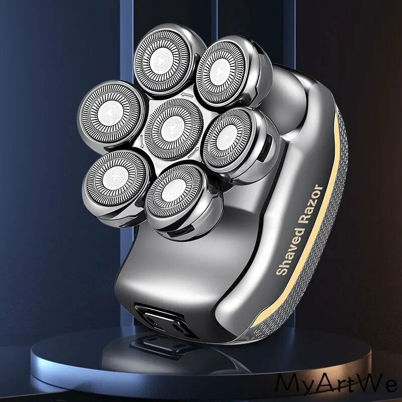 Электробритва бритва для мужчин электрическая MyArtWe R7900Q-d0d7f396b4f3, серый металлик
