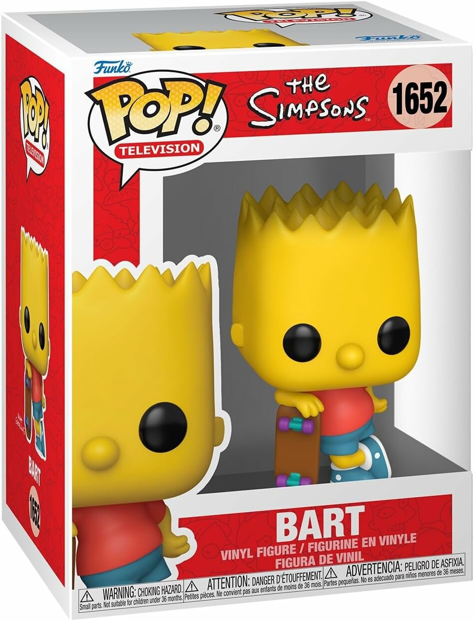 Фигурки Funko Pop TELEVISION - Коллекционная фигурка The Simpsons Симпсоны Барт Симпсон - Фанко 1652