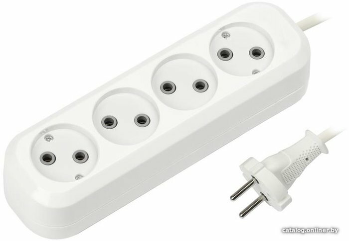 Удлинитель без заземления (SBE-10-4-02-N) 4 гнз х 2,0 м