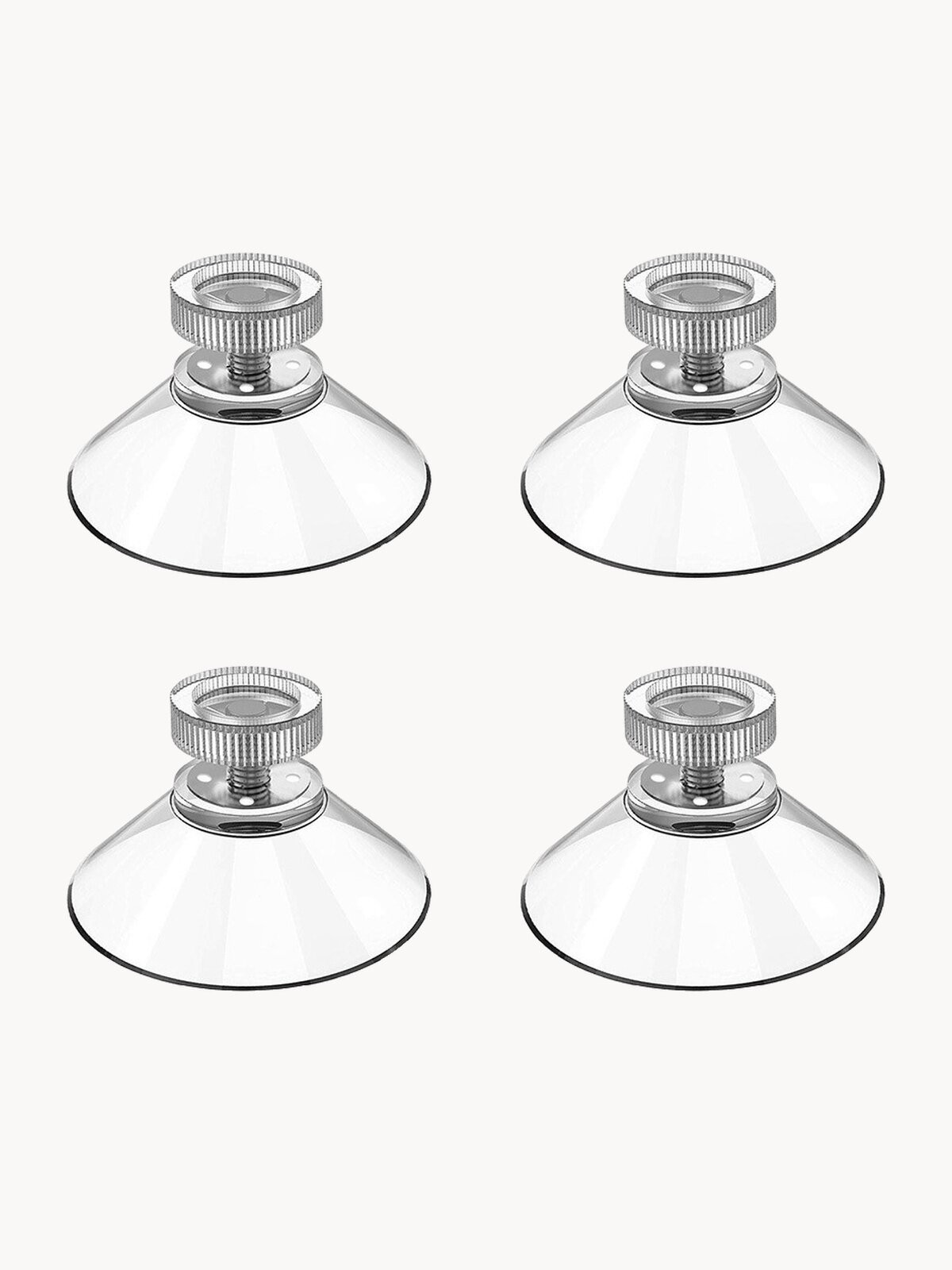 Присоски силиконовые с винтом гайкой универсальные