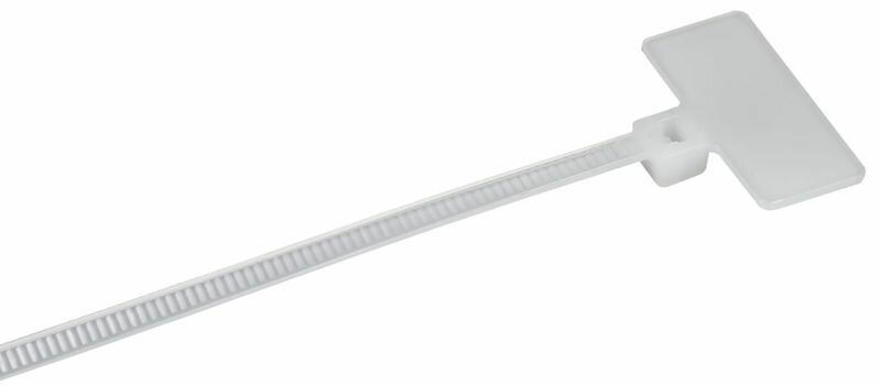 Хомут 2.5х100мм P6.6 маркерный бел. (уп.100шт) IEK UHH14-D025-100-100-K01