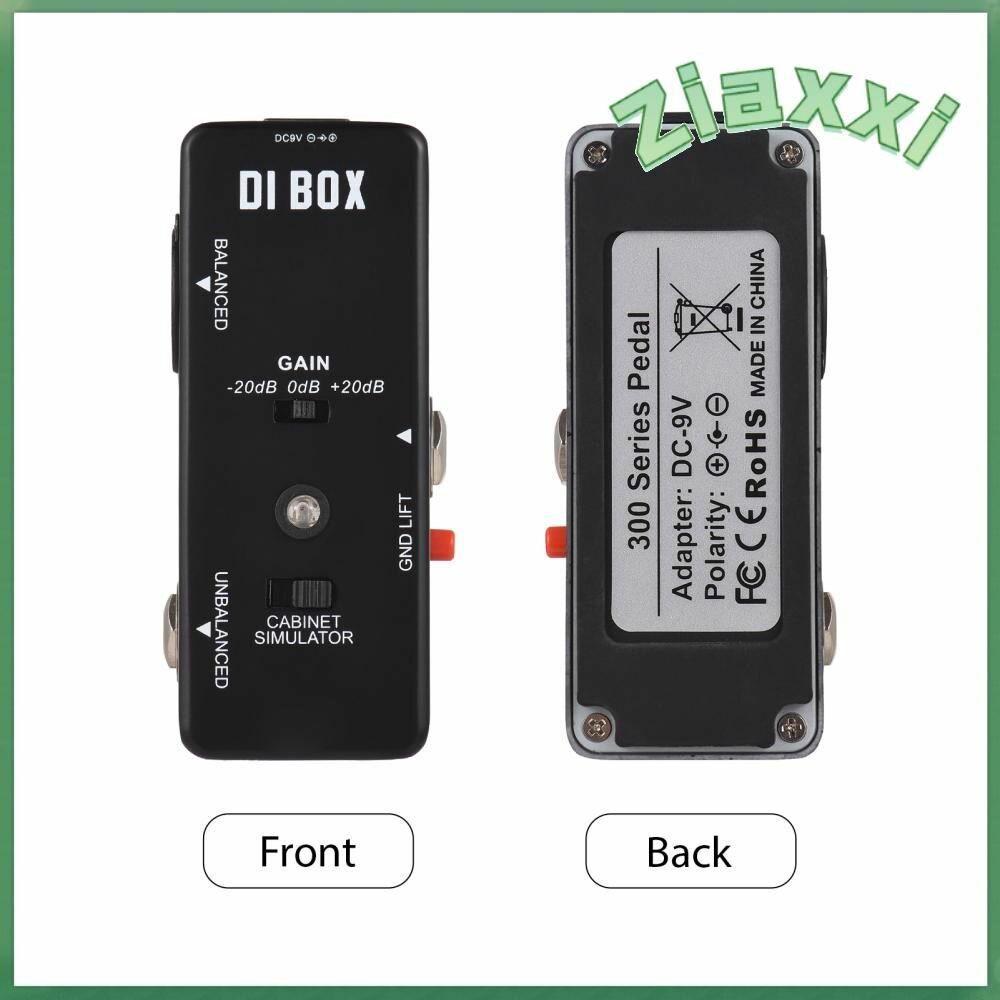 Электрогитарный DI бокс, LED индикатор, для качественного звука
