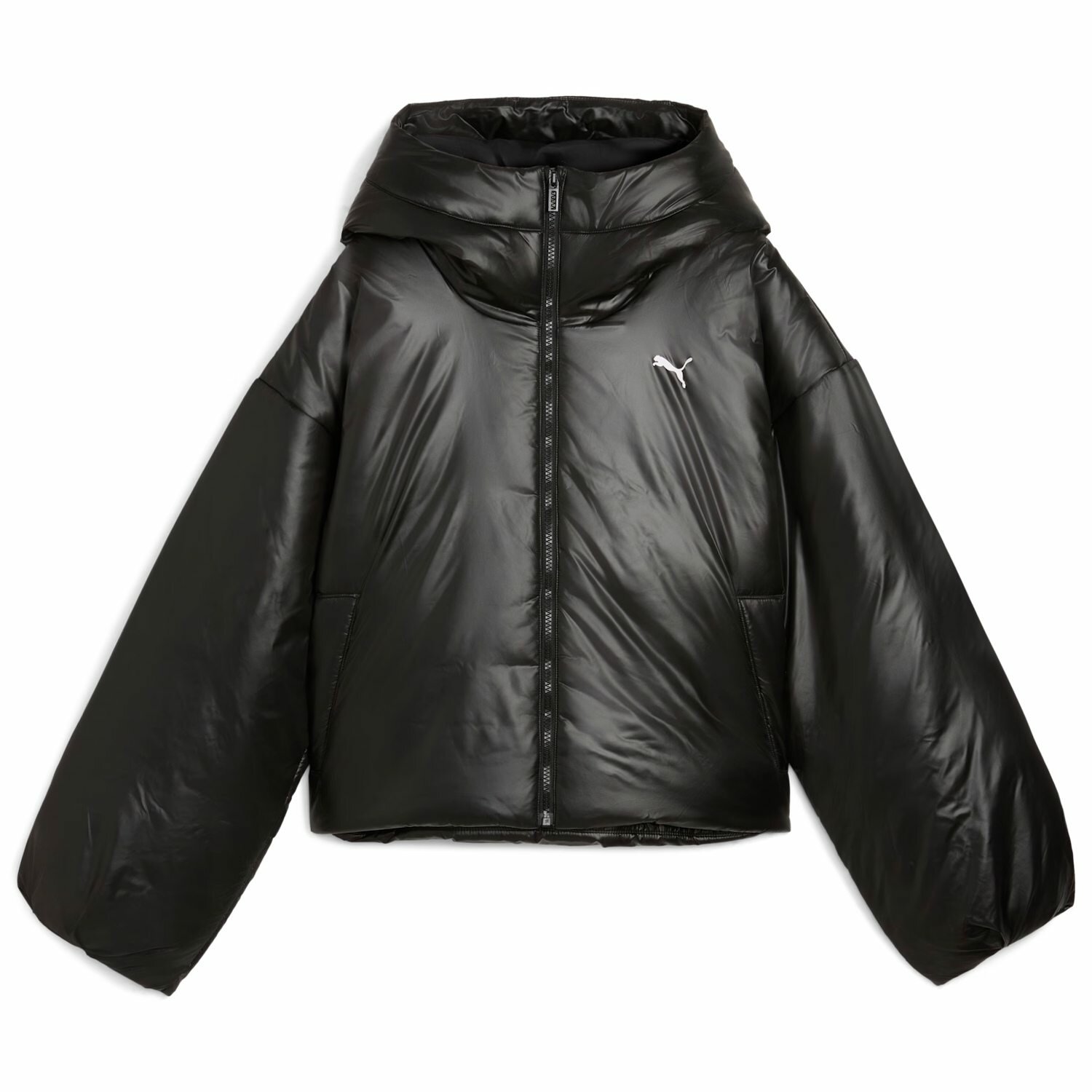 Пуховик Shiny Hooded Padded Jacket