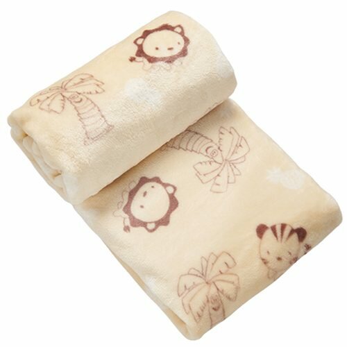 Плед африка 100х150 детский (велсофт), бежевый ST8371