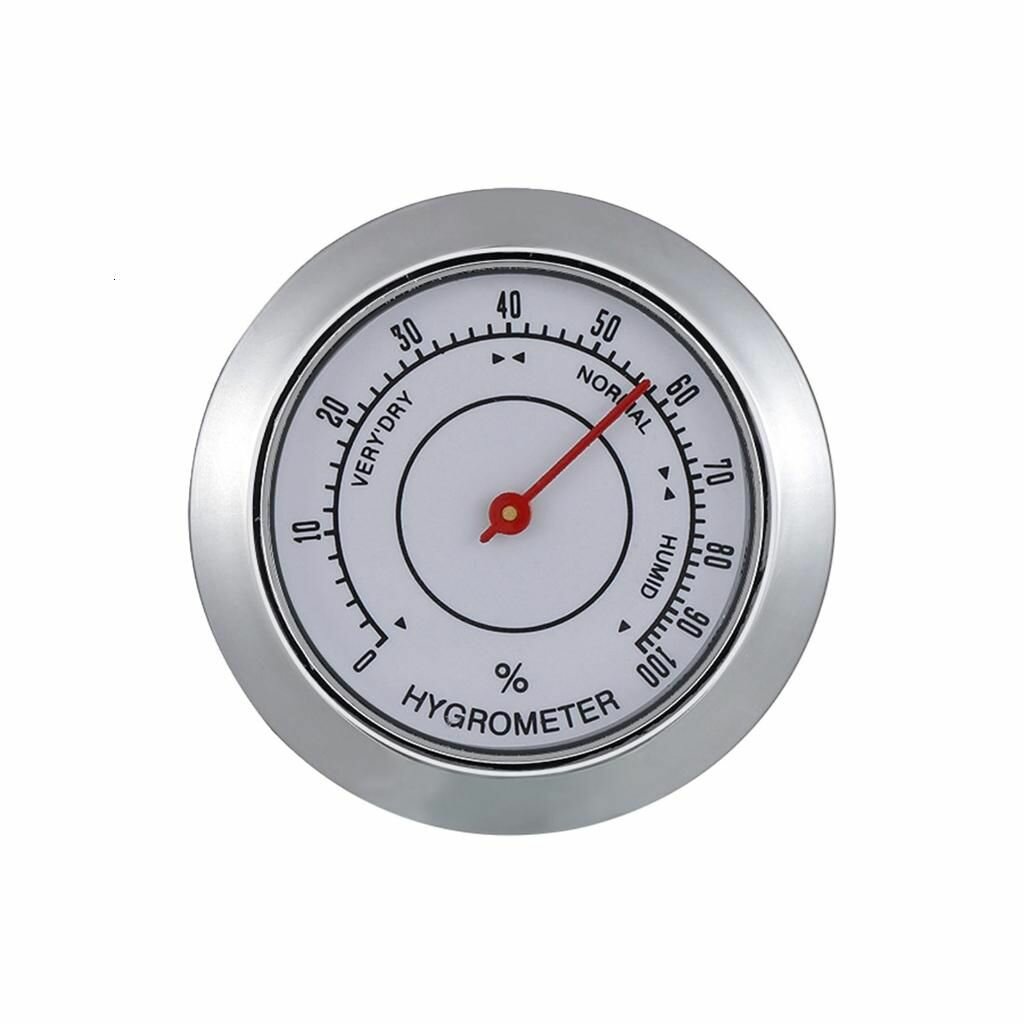Набор инструментов, Круглый термометр-гигрометр-гигрометр диаметром 43 мм серебристый