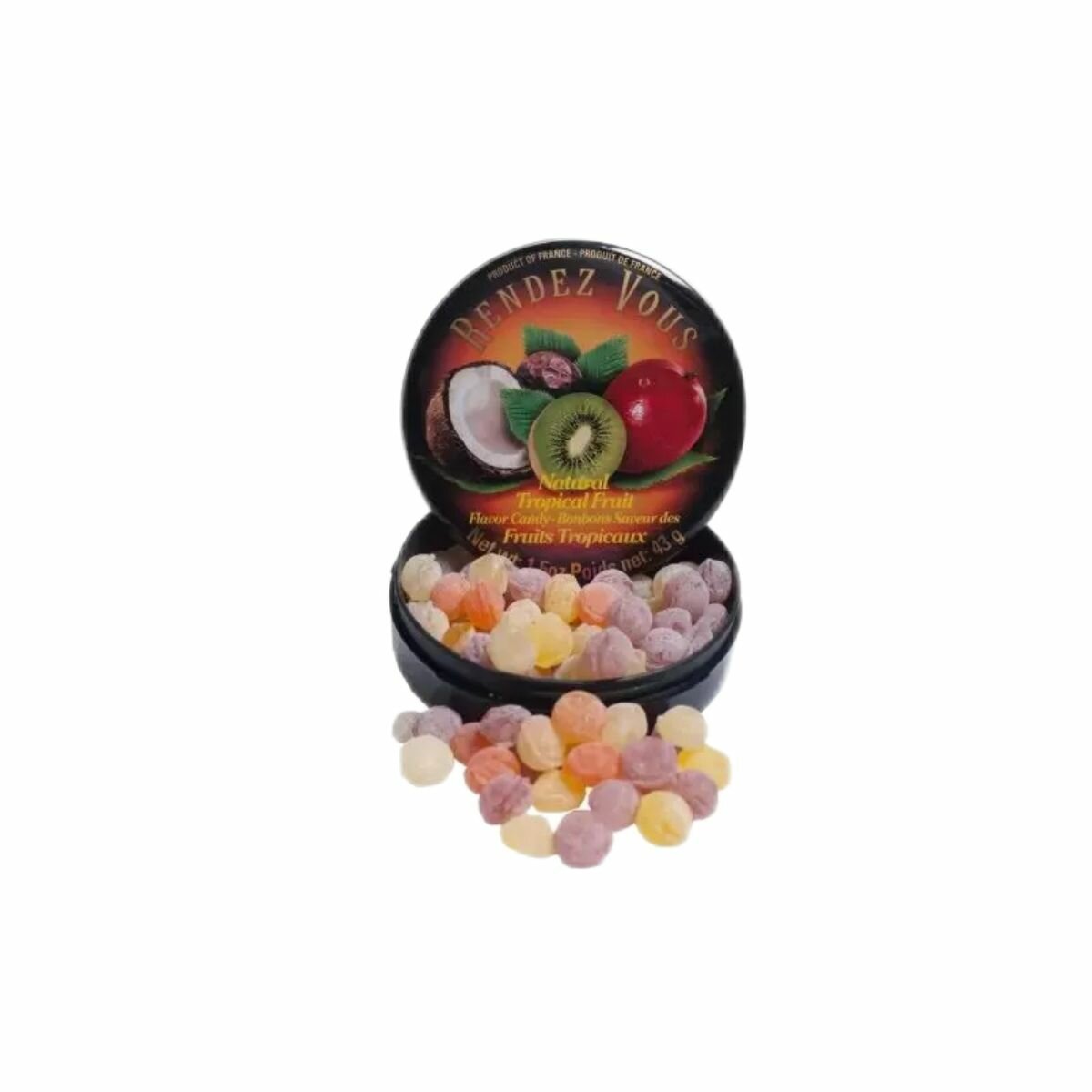 Леденцы RENDEZ VOUS тропические фрукты, 43 гр
