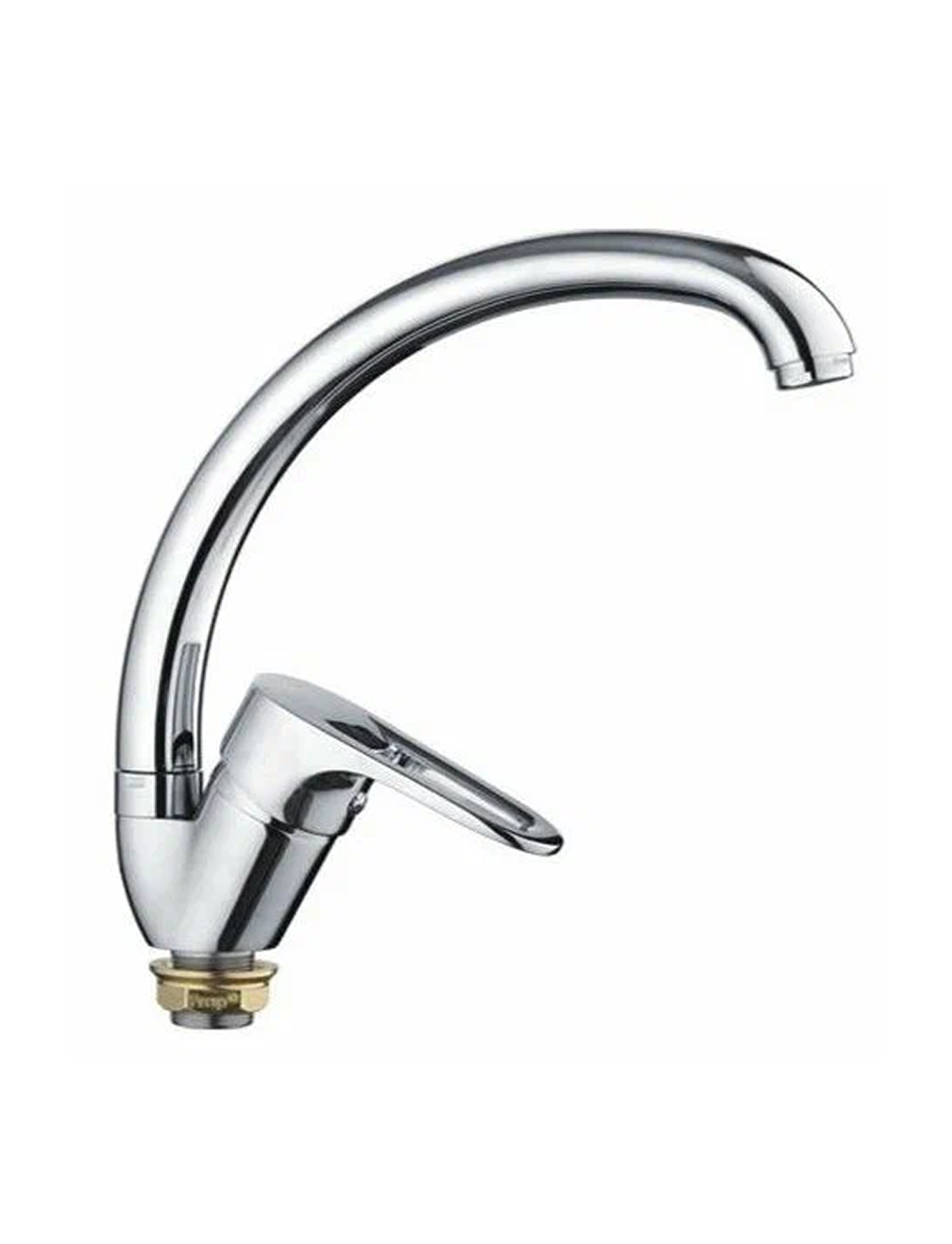 Смеситель для кухни Frap F41702-B с поворотным изливом и низким давлением воды