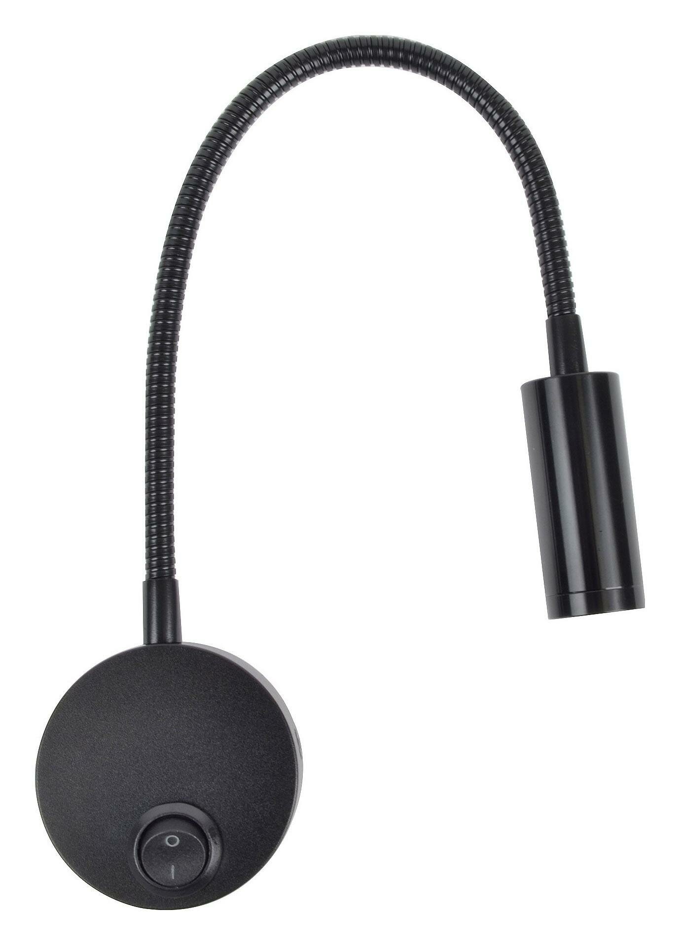 Бра Uniel ULT-F UL-00004176 На монтажной пластине Техно, черный, светодиодные